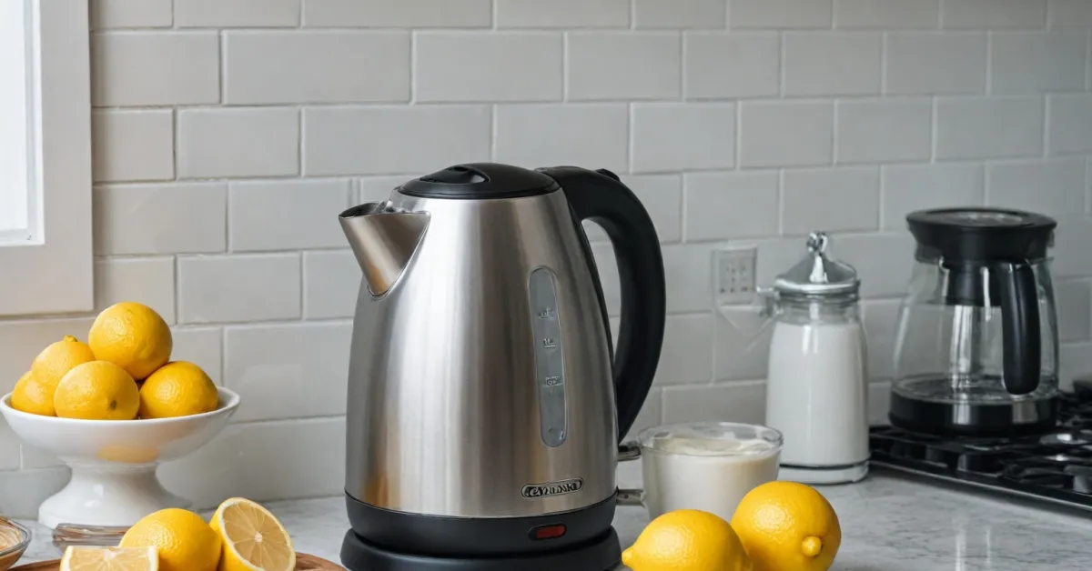 Simple steps to effectively descale your electric kettle - E