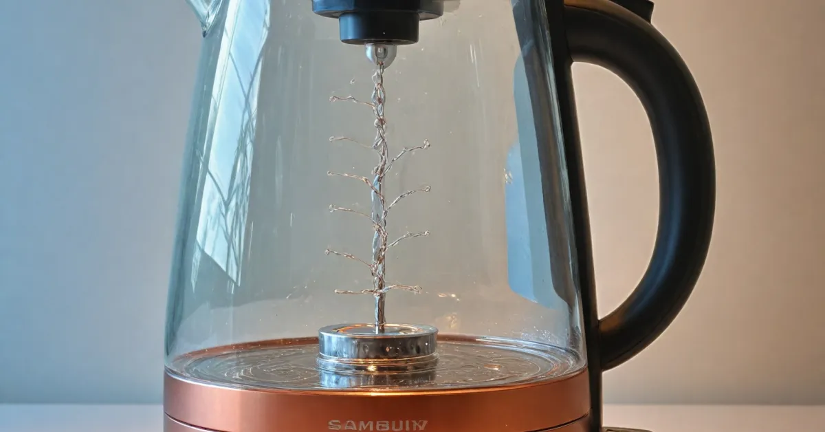 How an electric kettle really works to heat water efficiently